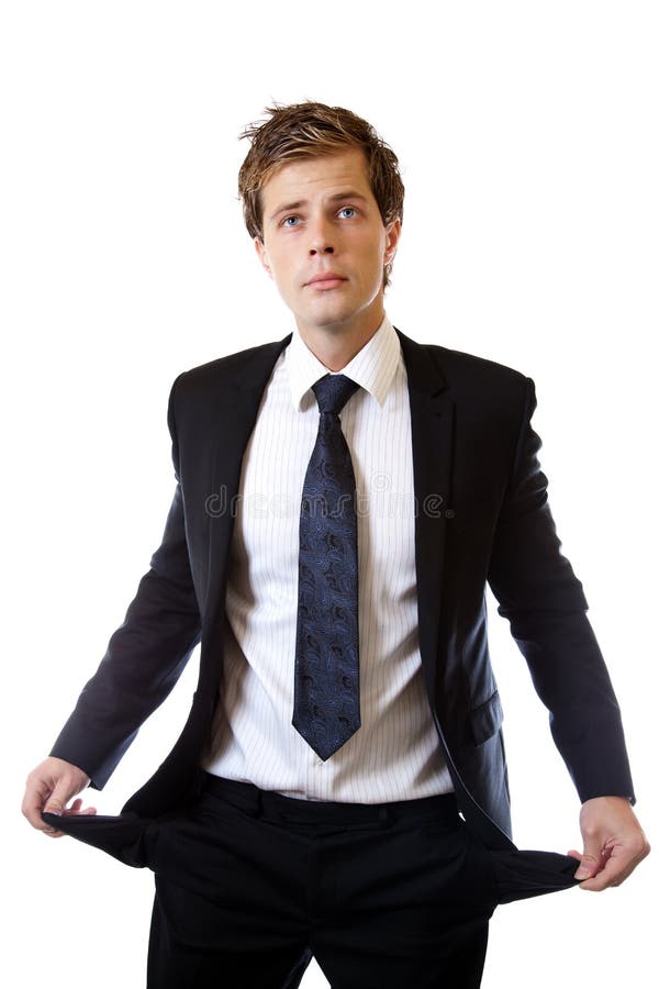 Broke businessman stock photo. Image of executive, corporate - 21255166