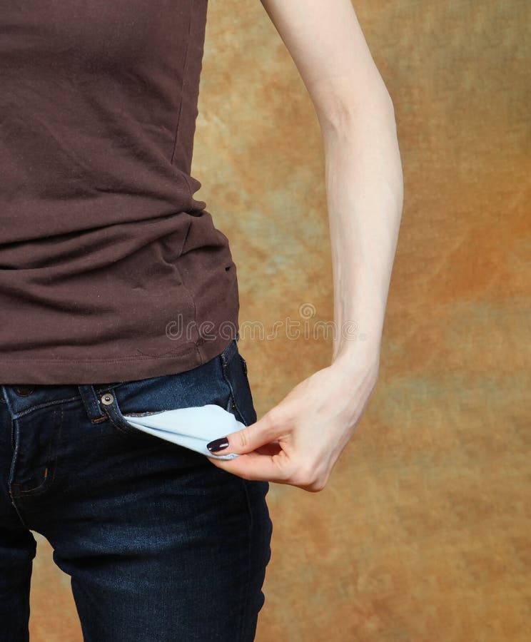 Broke empty pocket stock image. Image of caucasian, bankrupt - 67407521