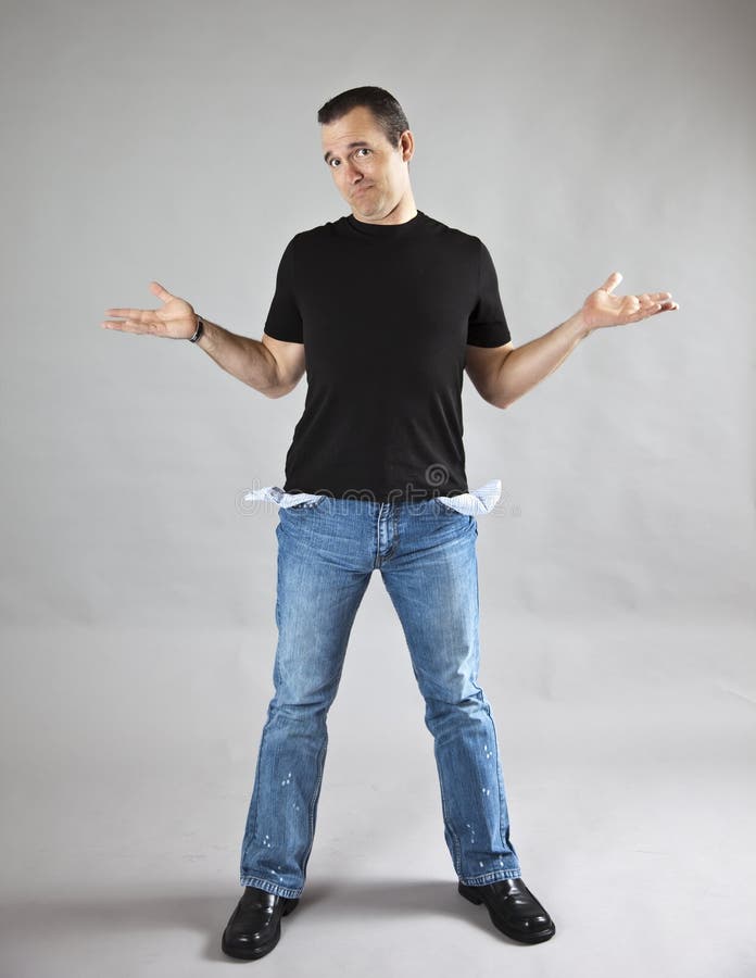 Broke man stock photo. Image of poverty, aged, failure - 18468128