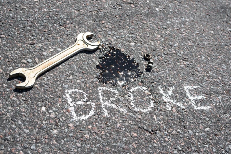 Broke stock photo. Image of broken, damage, engineering - 43433794