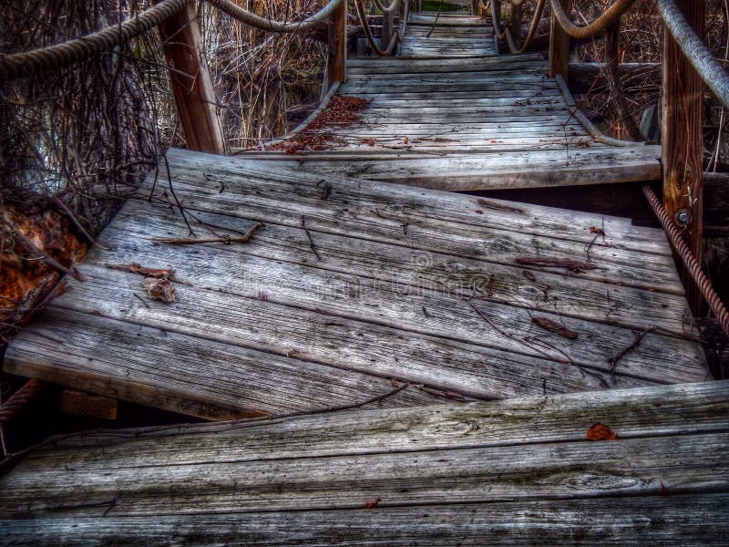 Broke and Weathered stock photo. Image of grayed, railing - 45470396