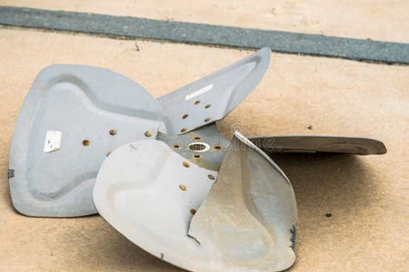 Broken ac compressor fan stock image. Image of occupation - 186848975