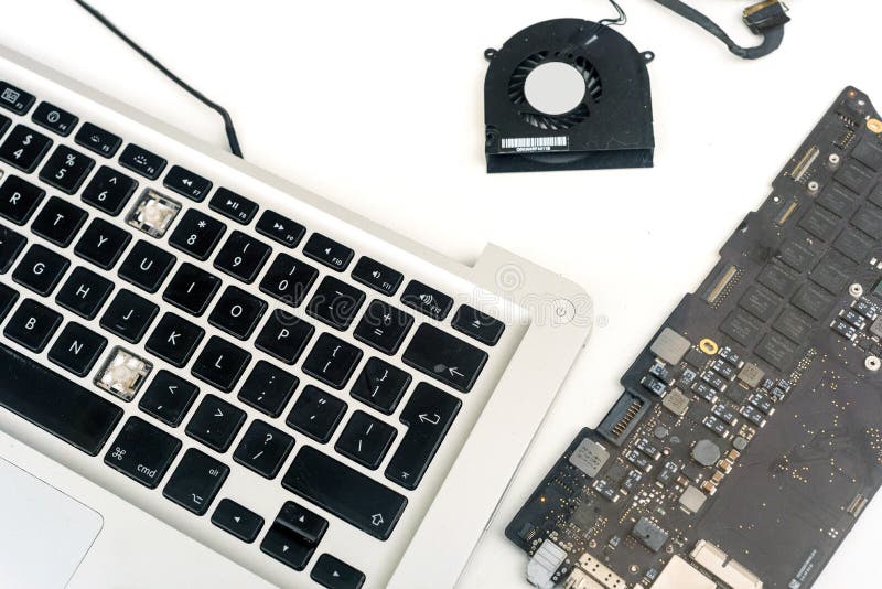 Broken Computer Screen Repair and Laptop Maintenance, Apple MacBook AIR ...