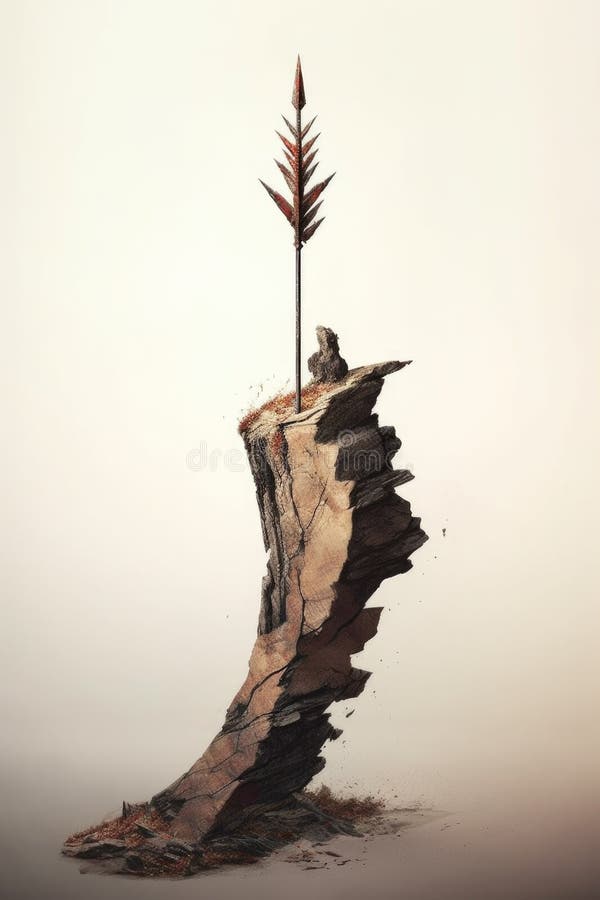 Broken Arrow Symbolizing a Failed Concept or Direction Stock ...