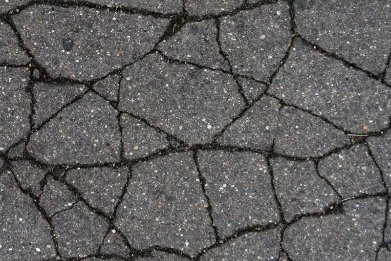 Broken asphalt texture stock photo. Image of grey, worn - 236541576