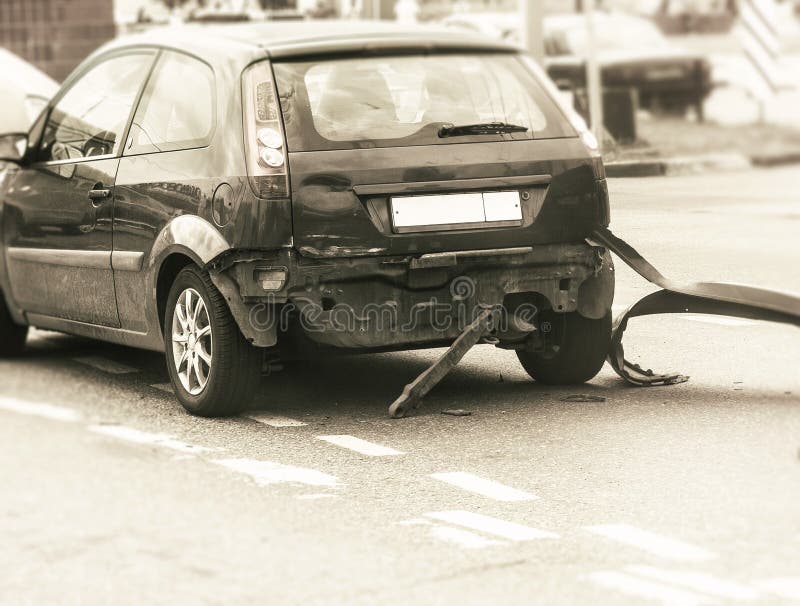 Broken car stock image. Image of smash, damage, compact - 154367973