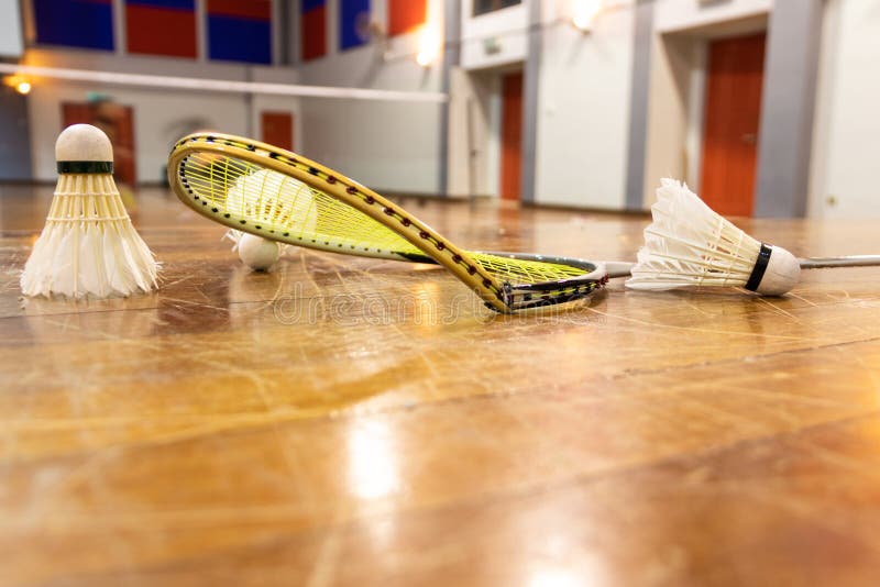 Broken badminton racket stock image. Image of sport, details - 31668701
