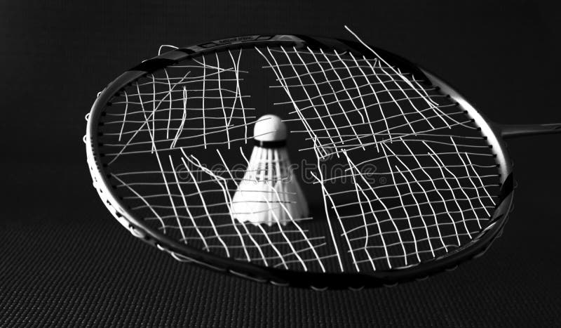 Broken badminton racket stock image. Image of sport, details - 31668701