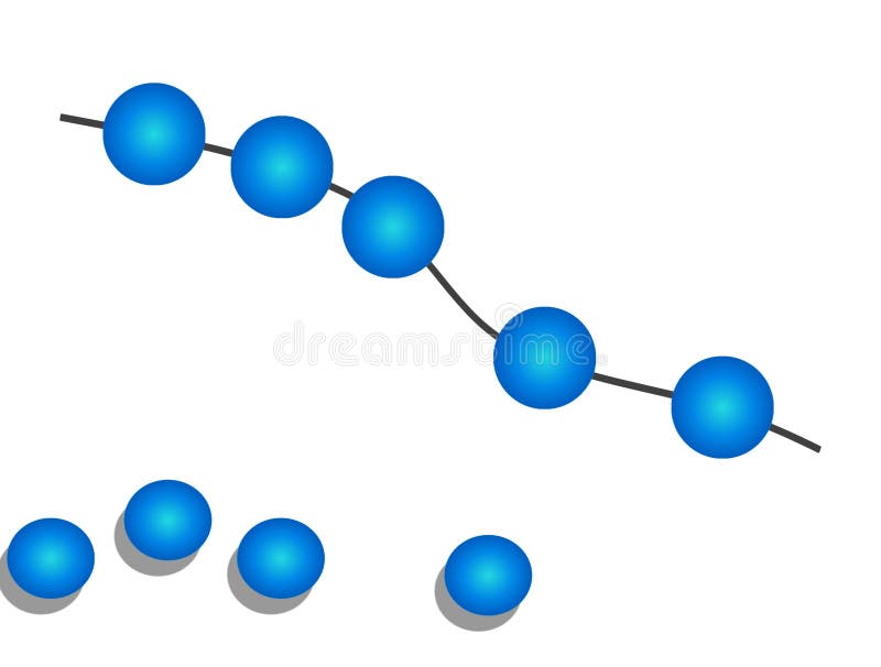 Broken beads stock illustration. Illustration of beads - 74488317