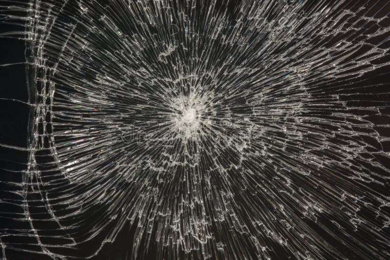 Broken black glass stock image. Image of misfortune, cracked - 72437157