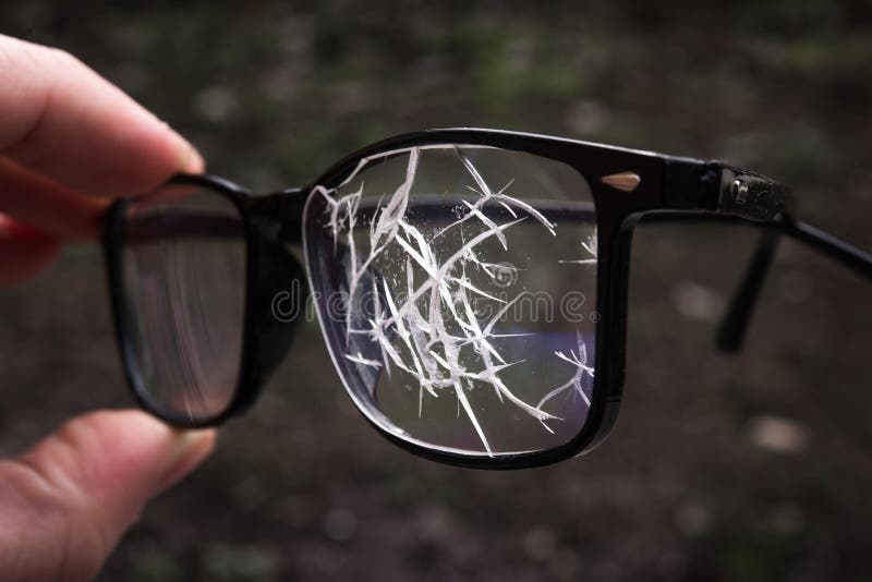 Broken black glasses stock image. Image of luck, danger - 141864463