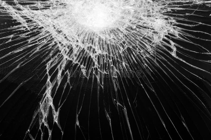 Broken Black Screen of the Smartphone Close Up Stock Image - Image of ...