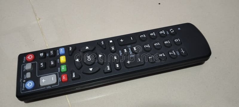 A Broken Black Television Remote Stock Photo - Image of black, broken ...