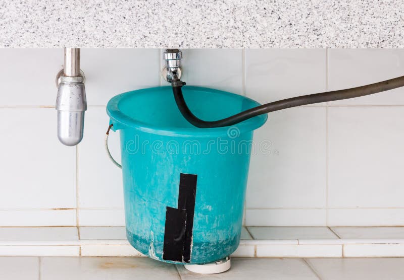 Broken blue bucket stock photo. Image of carry, cleaning - 74343912