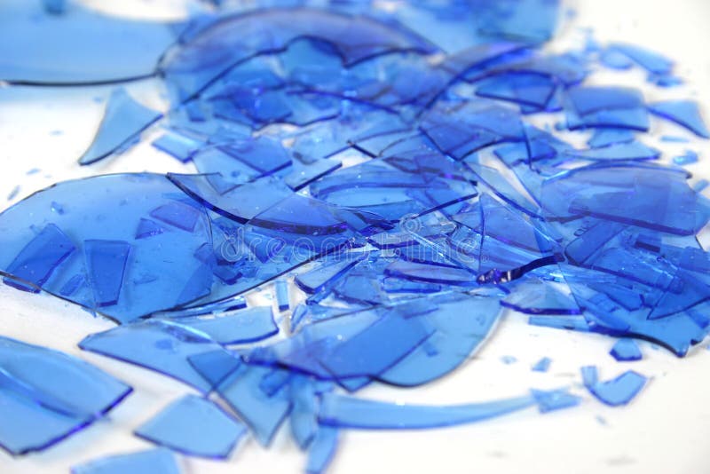 Broken blue glass 4 stock image. Image of electricity, bulb - 980763