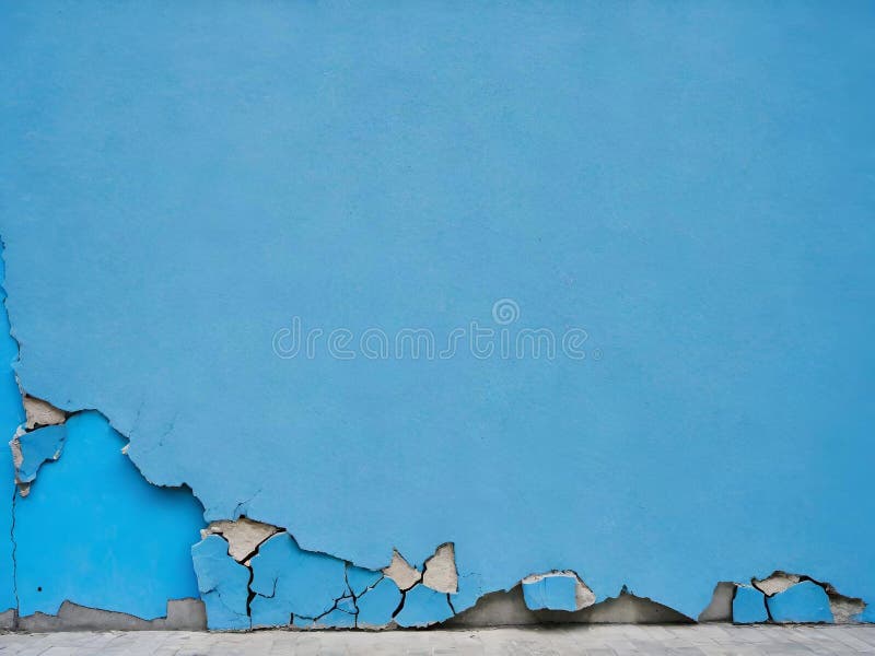Broken of Blue Wall Background Texture Stock Illustration ...
