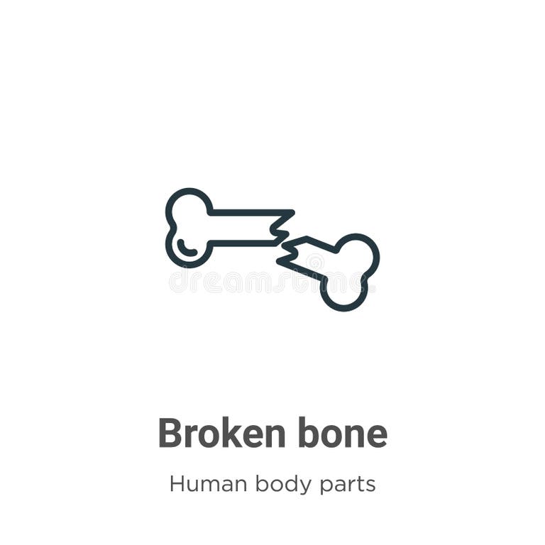 Simple Broken Bone Line Icon Stock Illustrations – 432 Simple Broken ...