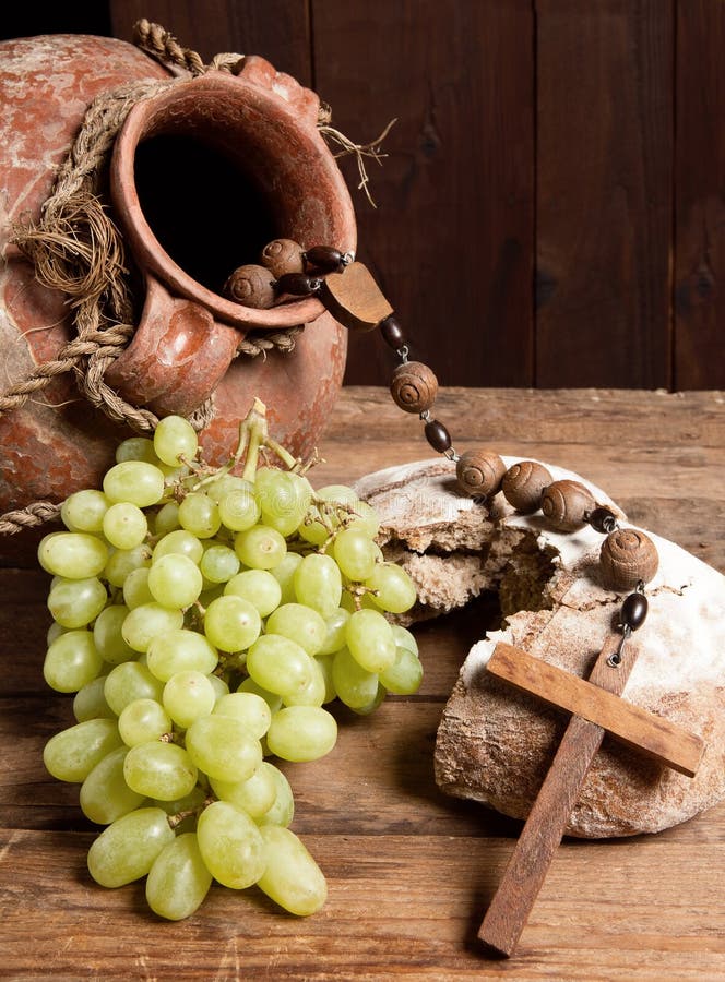 Broken bread stock photo. Image of broken, symbol, religion - 18302270