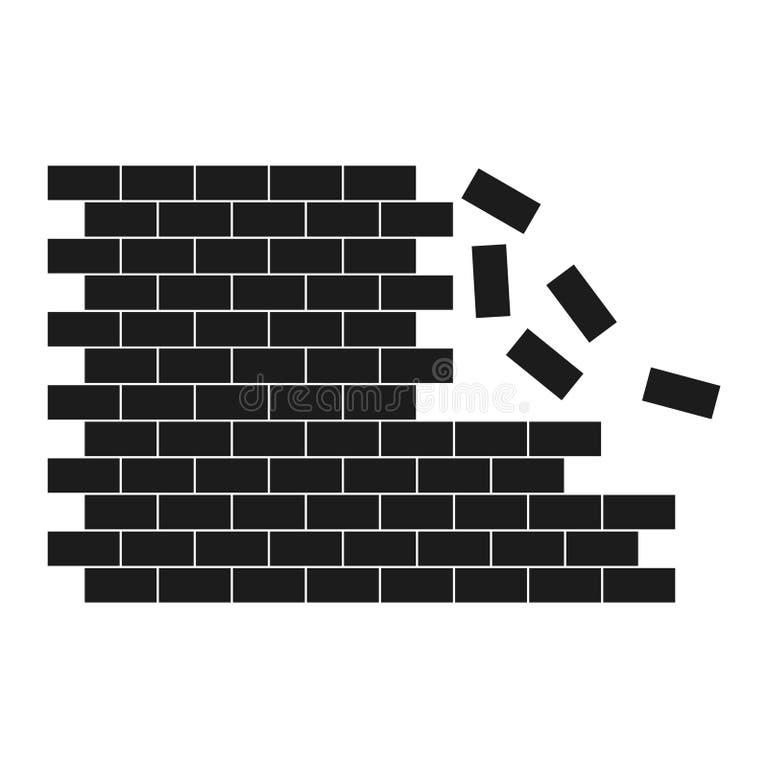 Brick Collapse Wall Stock Illustrations – 1,130 Brick Collapse Wall ...
