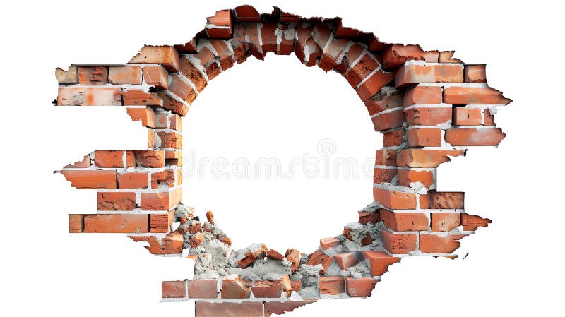 Brick Hole Wall Stock Illustrations – 4,286 Brick Hole Wall Stock ...
