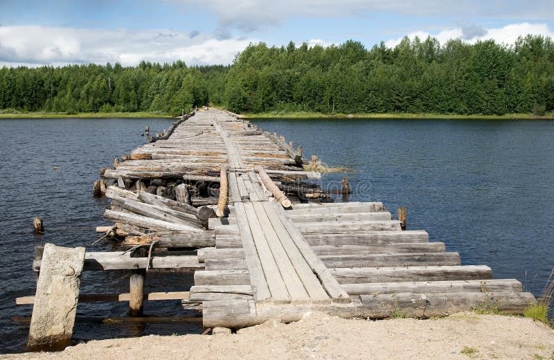 Broken bridge stock image. Image of footpath, abandoned - 6997431