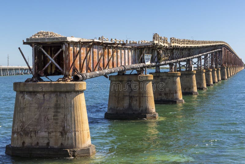 Broken Bridge stock photo. Image of water, long, broken - 80276320