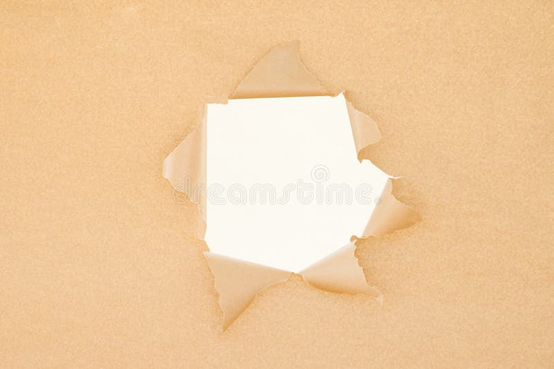 Paper hole stock photo. Image of broken, black, discovery - 2605944