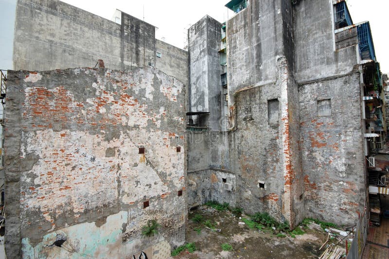 The broken building stock photo. Image of ugly, residential - 12155884