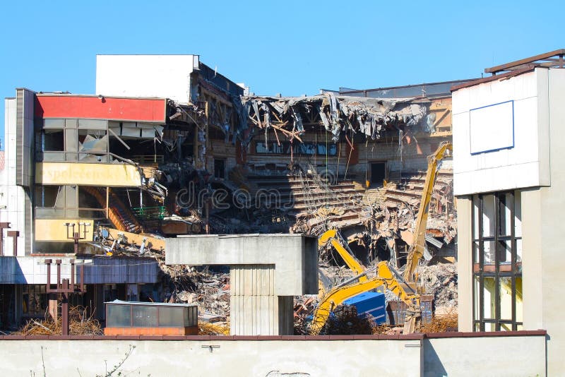 Broken building ruins stock photo. Image of dirt, brick - 47196022
