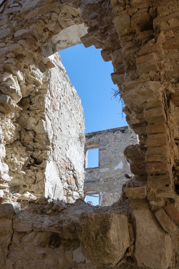 Broken Buildings stock image. Image of collapse, brick - 56786031