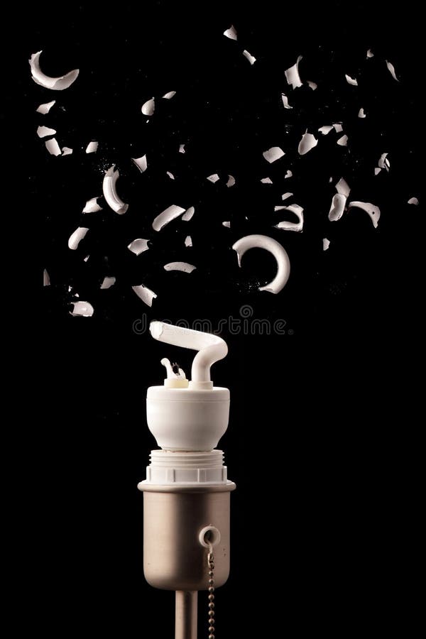 Broken Bulb stock photo. Image of socket, electrical, filament - 1194780