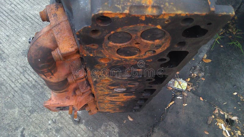 Broken Bus Machine Engine Karat Stock Photo - Image of broken, machine ...