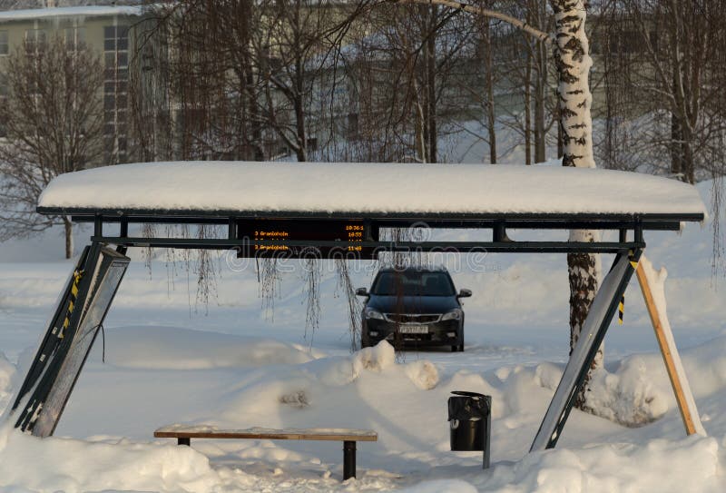 The broken bus stop stock image. Image of commute, broken - 109075367