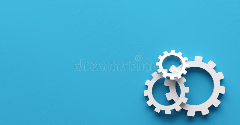 Broken Business Process or Workflow Failure Concept. Cogwheels or Gears ...