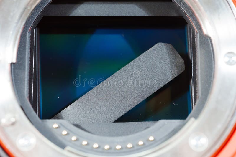 Broken Camera Shutter Reveals Internal Sensor Mechanism during Repair ...