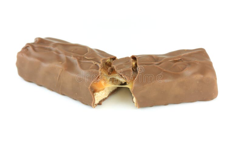 Broken candy bar. stock image. Image of close, horizontal - 5449387