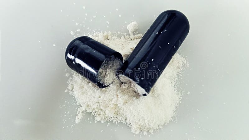 Broken capsule stock image. Image of medical, broken - 90720181