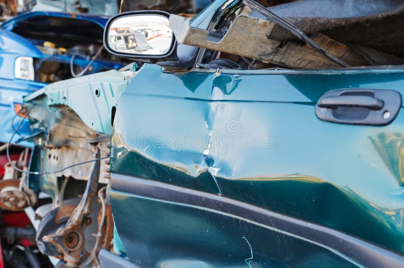 Broken car stock image. Image of demolished, disaster - 35194175