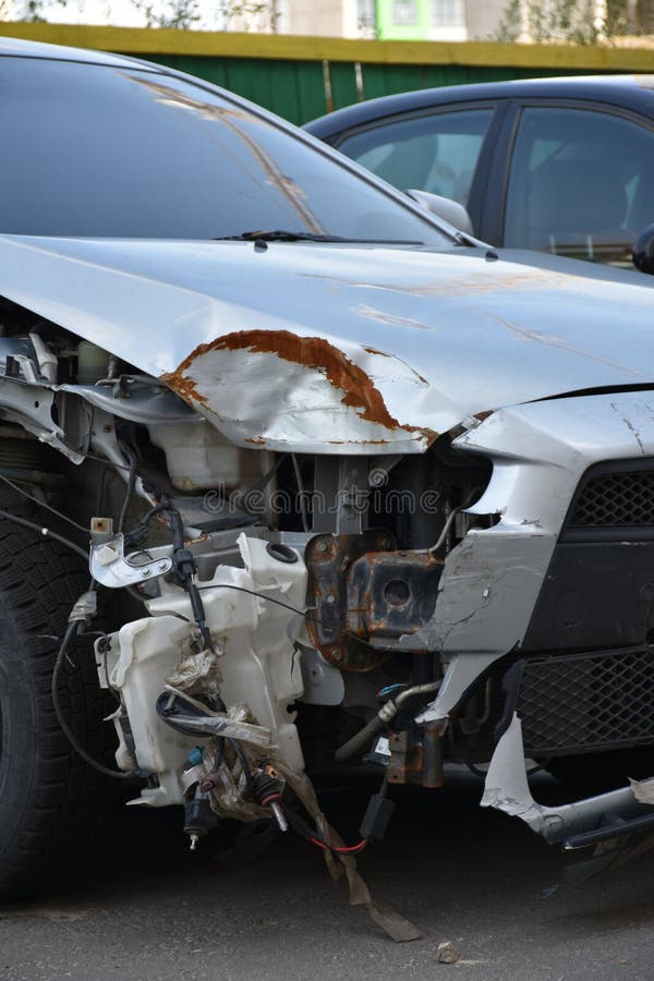 A broken car after stock photo. Image of racing, injury - 99531626