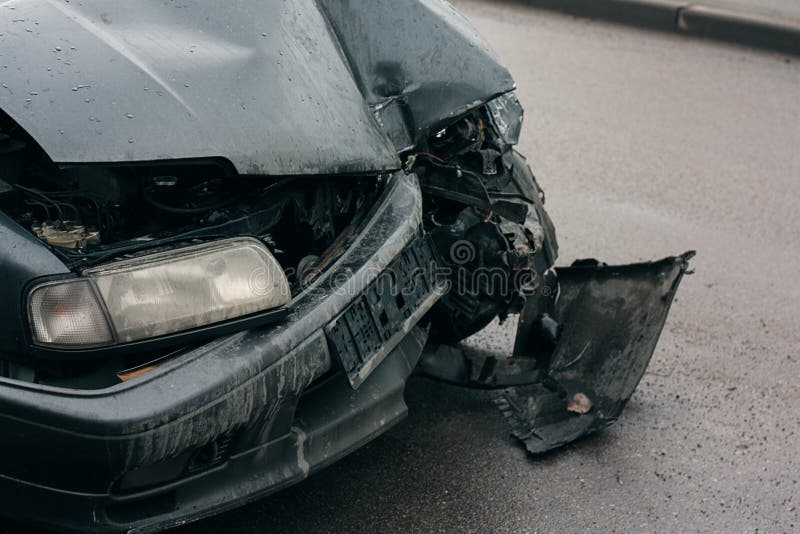 Broken car stock image. Image of motor, scene, glass - 68222913