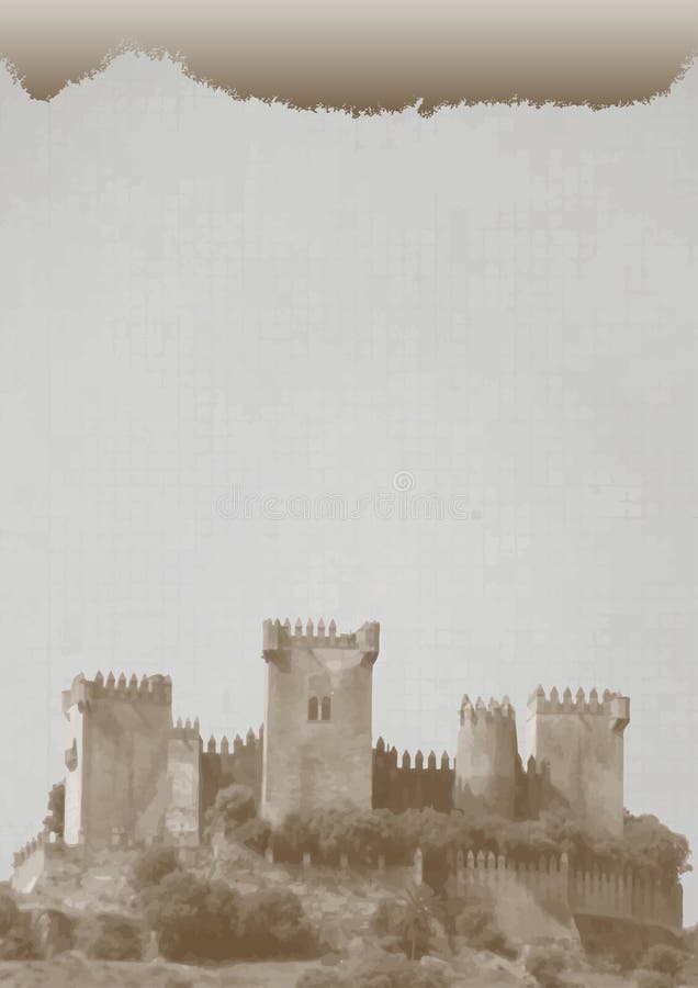 Broken castle stock vector. Illustration of stone, stronghold - 44500599