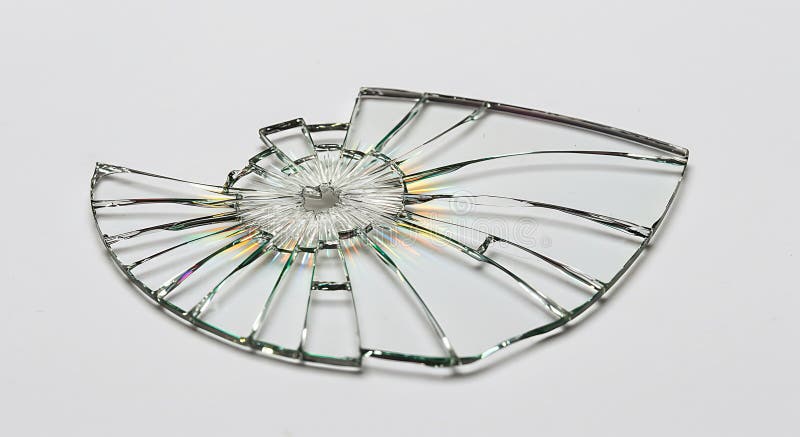 Shattered CD Fragment stock illustration. Illustration of storage ...