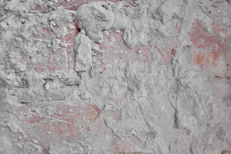 Broken Cement Wall with Defects Stock Photo - Image of bare, cracked ...