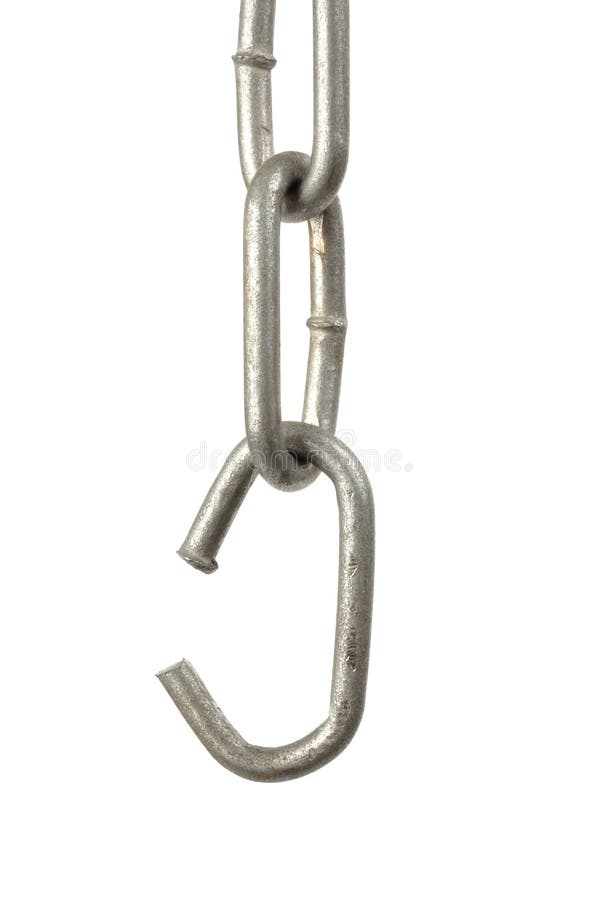 Broken chain stock photo. Image of crime, white, macro - 2240218