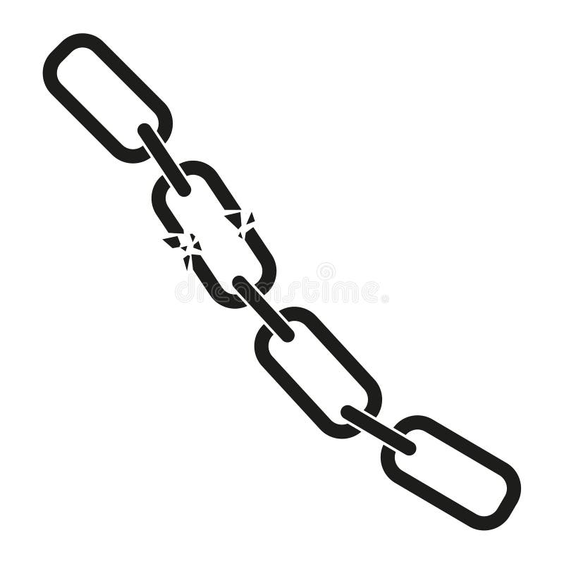 Broken Chain Icon Stock Illustrations – 1,806 Broken Chain Icon Stock ...