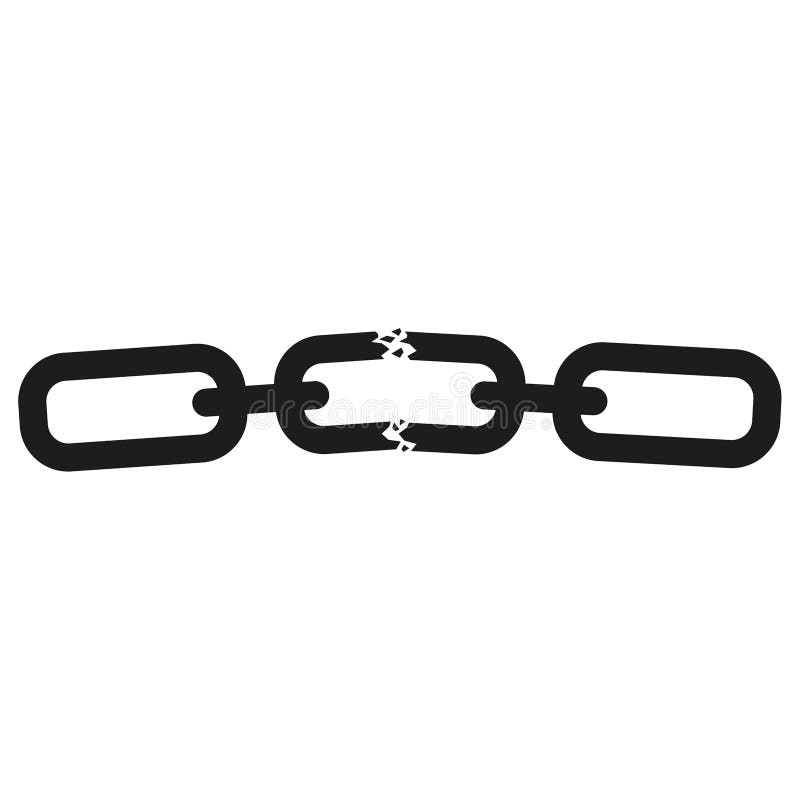 Broken Chain Icon Stock Illustrations – 2,084 Broken Chain Icon Stock ...