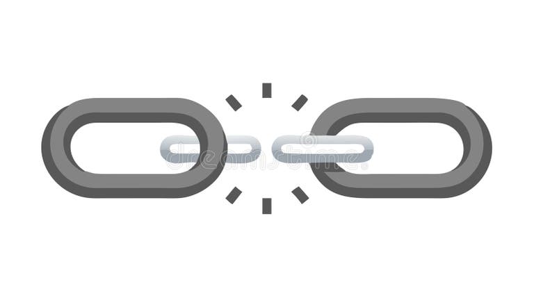 Broken Chain Link, Freedom, Release, Disruption Vector Design ...