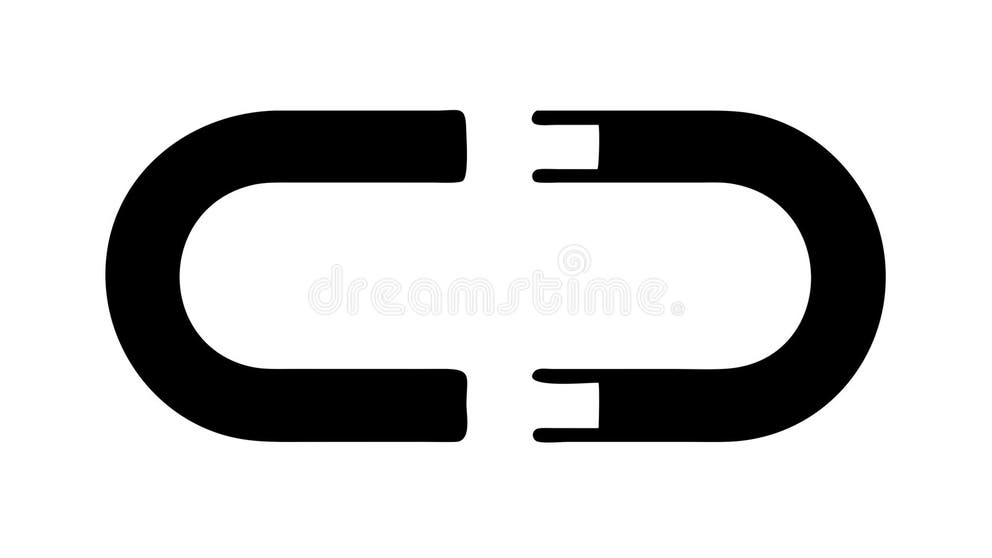 Broken Chain Link Icon for Disruption Network Issues, Vector Design ...