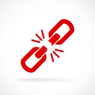 Broken Link Icon Stock Illustrations – 2,580 Broken Link Icon Stock ...