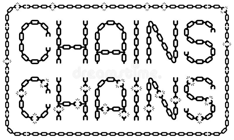 Broken Chain Border Stock Illustrations – 120 Broken Chain Border Stock ...